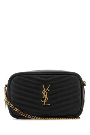 Saint Laurent Mini Lou Crossbody Handbag 19 Cm X 10.5 Cm X 5 Cm - Black