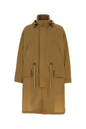 Gucci Biscuit Nylon Jacket For - Camel