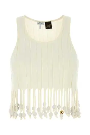 Loewe Paula's Ibiza Cotton Top - White