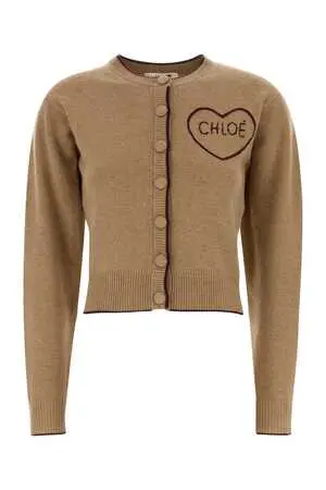 Chloé Chic -wool Blend Cardigan For