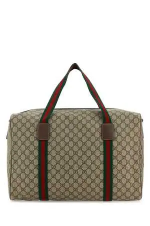 Gucci Gg Supreme Fabric Travel Handbag 46 Cm X 28 Cm X 27 Cm - Printed