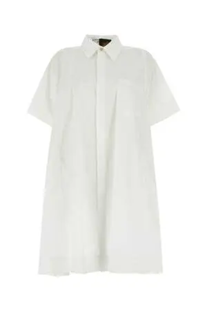 Loewe Poplin Shirt Dress - White