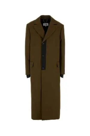 MAISON MARGIELA Polyester Tailored Jacket - Brown