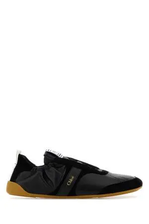Chloé Leather & Suede Kick Sneakers