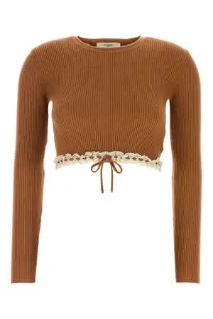 Chloé 100% Wool Sweater - Camel