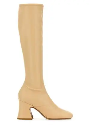 Chloé Janis Synthetic Leather Ankle Boots With 8 Cm Heel