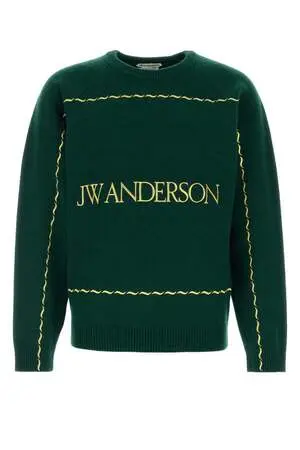 JW Anderson 100% Wool Crew Neck Sweater