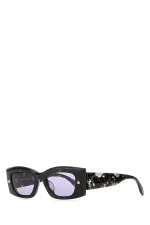 Alexander McQueen Style Acetate Sunglasses - Multicoloured