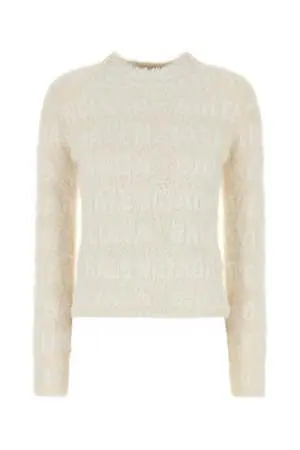 Balenciaga Wool Blend Sweater - White