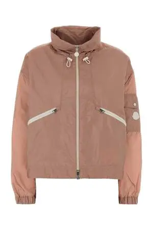 Moncler Nylon Marmacy Windbreaker Jacket - Pink