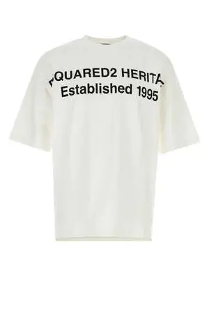 Dsquared2 Oversize Cotton T-shirt For - White