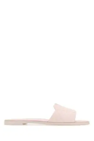 Alexander McQueen Leather Slip-on Slipper - Pink