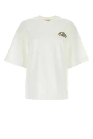 Alexander McQueen Oversized Cotton T-shirt - White