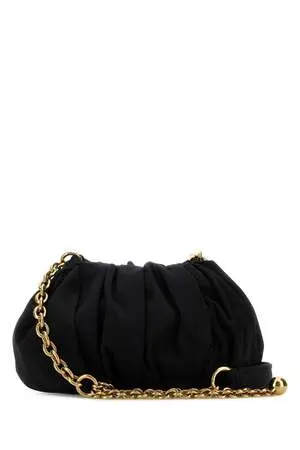 Chloé Plissé Shoulder Handbag, 28 Cm X 14.5 Cm X 24 Cm - Black
