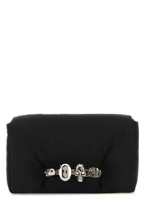 Alexander McQueen The Puffy Knuckle Belt Handbag, 24 Cm - Black