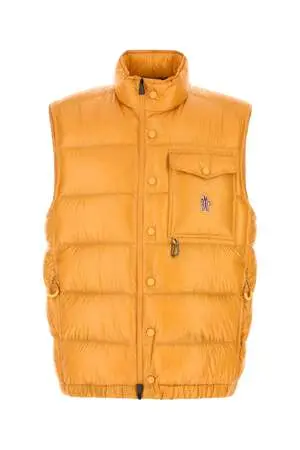 Moncler Sleeveless Nylon Down Vest - Yellow