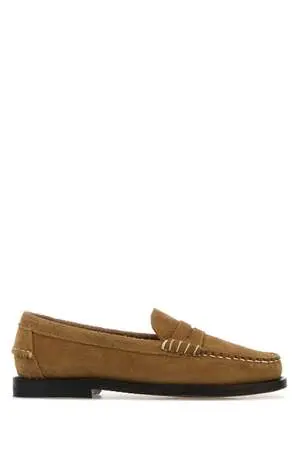 SEBAGO Dan Suede Leather Loafers For - Camel