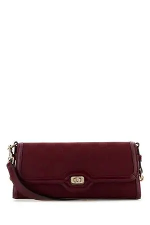 Gucci Small Gg Fabric Shoulder Handbag - Red