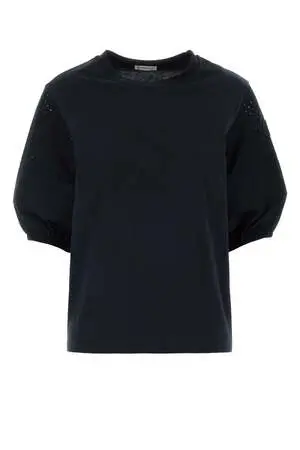 Moncler Cotton T-shirt - Blue
