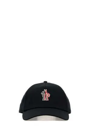 Moncler Cotton Baseball Cap For - Black