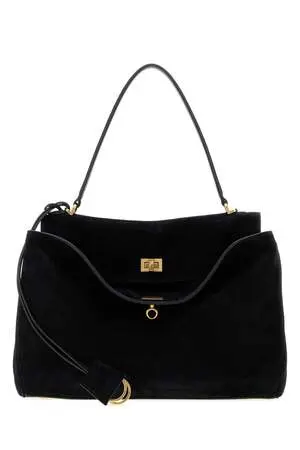 Balenciaga Medium 35cm Suede Rodeo Handbag