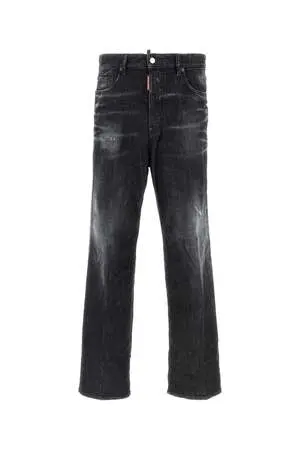 Dsquared2 Stretch Denim Loose Jeans - Black