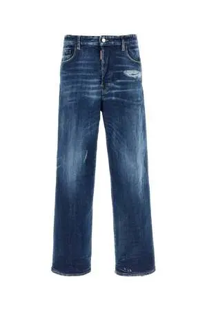 Dsquared2 Stretch Denim Loose Jeans - Blue