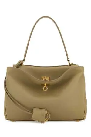 Balenciaga Sage Leather Small Rodeo Handbag Mini