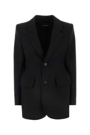 Balenciaga Wool Blazer For - Black