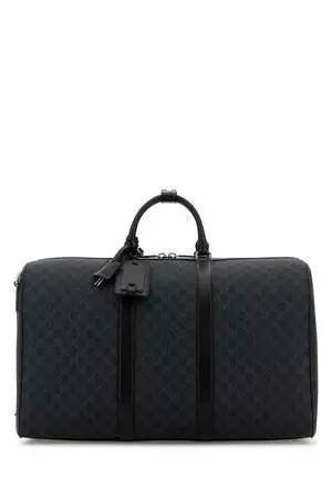 Gucci Gg Supreme Fabric Travel Handbag 52 Cm X 33 Cm X 28 Cm With Crossbody Strap - Printed