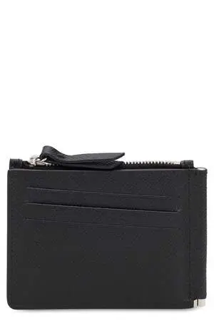 MAISON MARGIELA Leather Card Holder - Black