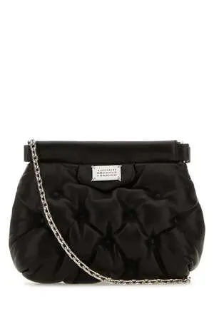 MAISON MARGIELA Mini Glam Slam Classique Nappa Leather Crossbody Bag - Black