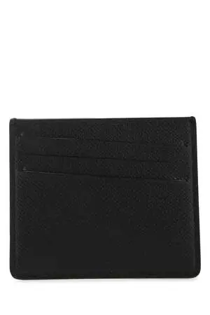 MAISON MARGIELA Mini Leather Card Holder, 10 Cm X 7 Cm - Black