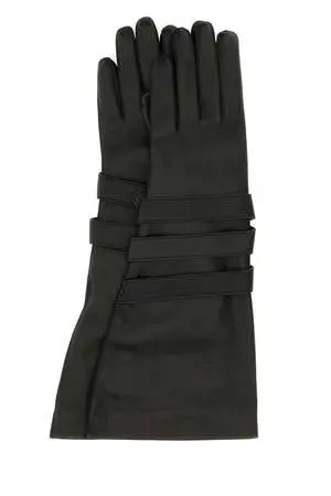 Saint Laurent Lamb Leather Gloves - Black