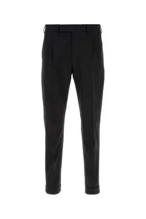 PT TORINO Stretch Wool Pant - Black