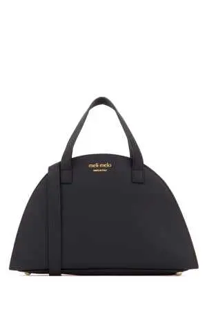 Meli Melo Leather Handbag - Black