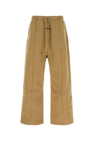 Fear Of God Cotton-blend Joggers With Relaxed Fit - Camel