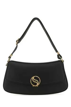 Stella McCartney Alter Mat Shoulder Handbag, 27cm X 13cm X 5cm - Black