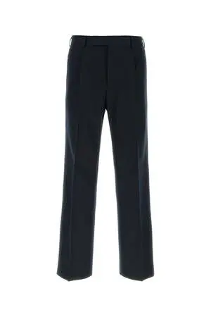 PT TORINO Midnight Tapered Cotton-wool Pants - Blue