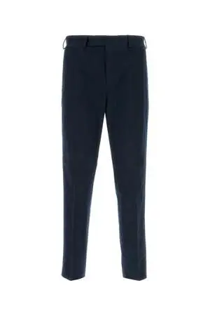 PT TORINO Stretch Cotton Tailored Trousers - Blue