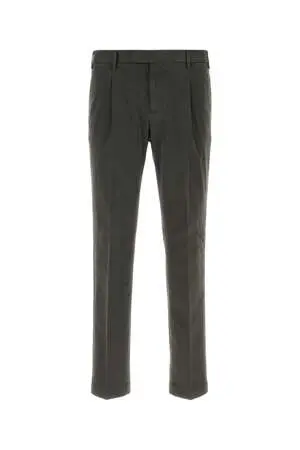 PT TORINO Stretch Cotton Tailored Trousers - Grey