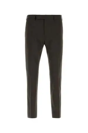 PT TORINO Stretch Virgin Wool Dress Pant - Brown