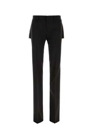 Dsquared2 Peek-a-boo Stretch Wool Blend Trousers