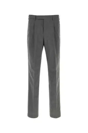 PT TORINO Edge Pant In Cotton-wool Blend - Grey