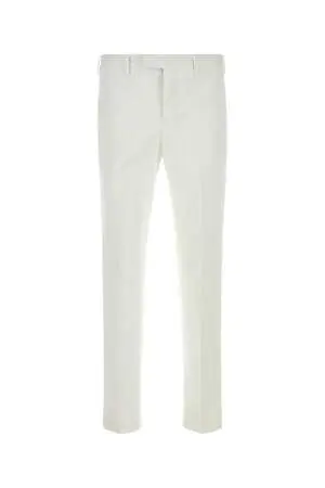 PT TORINO Stretch Cotton Pants - White