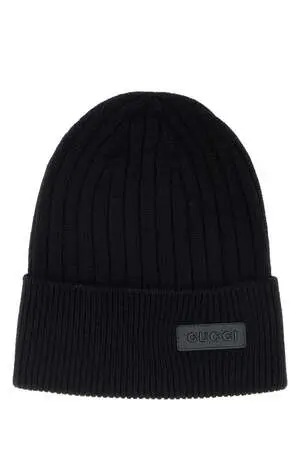 Gucci Wool Beanie Hat - Black