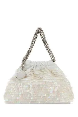 Stella McCartney Mini Falabella Embellished Satin Handbag