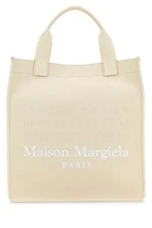MAISON MARGIELA Canvas Shopping Tote Bag - White