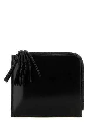 Comme Des Garçons Leather Card Holder For - Black