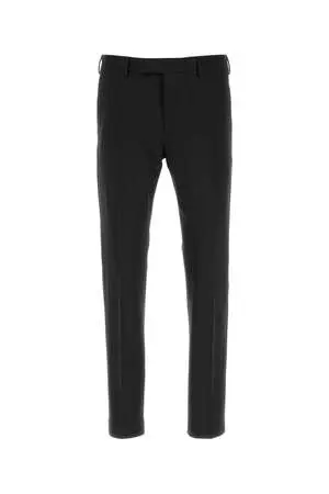 PT TORINO Stretch Wool Dress Pant For - Black
